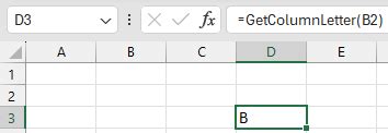 Return Cell Column Letter VBA Code Examples
