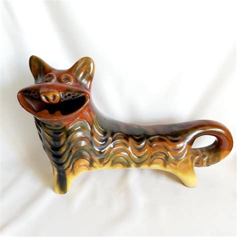 Статуетка кот васильківська майоліка кераміка вінтажна — ціна 1355 грн у каталозі Статуетки