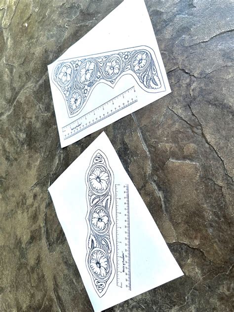 Chinkschaps Patterns Sheridan Floral Chapchink Yolk Tooling Patterns Etsy