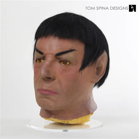 Vintage Latex Don Post Spock Mask Restoration Tom Spina Designs