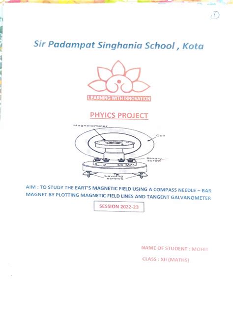 Sample Project File Physics Pdf Measuring Instrument Physical