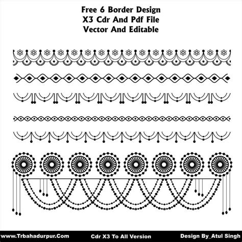 Wonderful Border Vector Pics