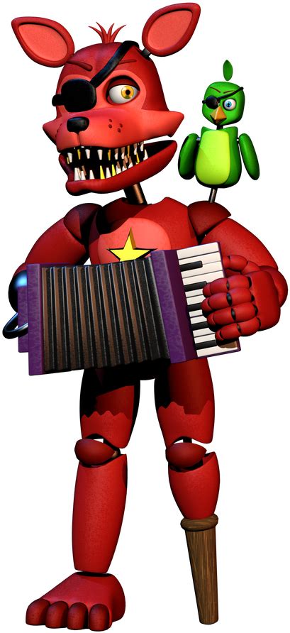 Fnaf Rockstar Foxy Clipart Full Size Clipart 5519566 Pinclipart
