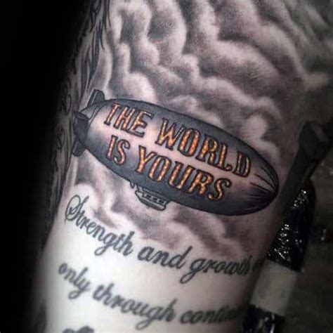 The World Is Yours Tattoo Design