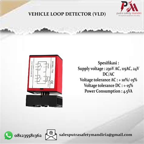 Vehicle Loop Detector Vld Sensor Barrier Gate Alat Deteksi Mesin Otomatis Palang Parkir