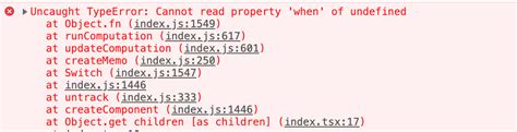 issue when component named switch · issue 268 · solidjs solid · github