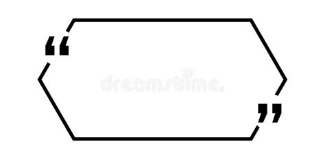 Quote Box Frames Quotation Bubble Stock Vector Illustration Of Banner Title 339060109