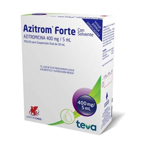 Azitrom Forte Suspension 400 Mg X 30 Ml Farmacias Roraima