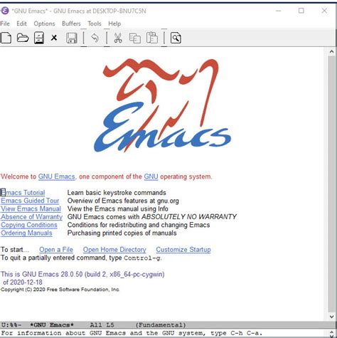 How To Build The Development Version Of Emacs On Windows Random Thoughts