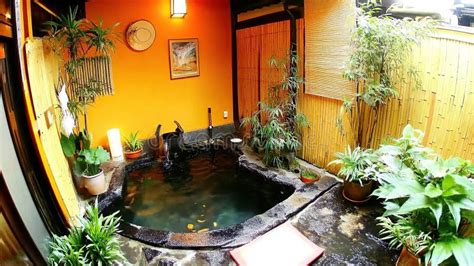 Private Japanese Onsen Bath Garden View Relaxation Stock Image Image Of Resort Onsen 389078665