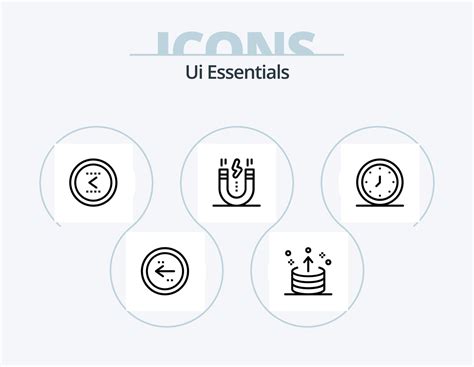 Ui Essentials Line Icon Pack 5 Icon Design Interface Arrow Menu Remove Delete 19221128