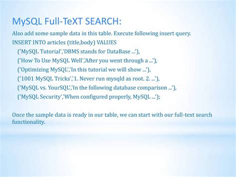 mysql database administration a beginner s guide powerpoint slides
