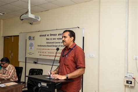 Advanced Course On Performance Based Design Of Structures 2019 December