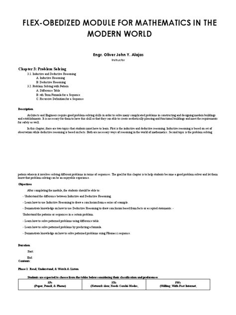 mmw chapter 3 problem solving part 2 problem solving with pattern