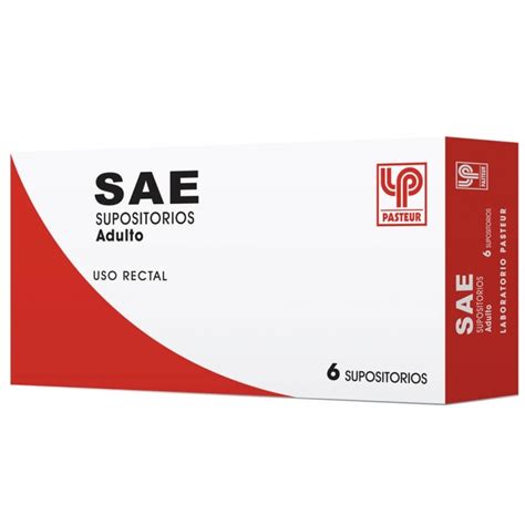 Sae Adulto Supositorio X 6 Antiespamodico