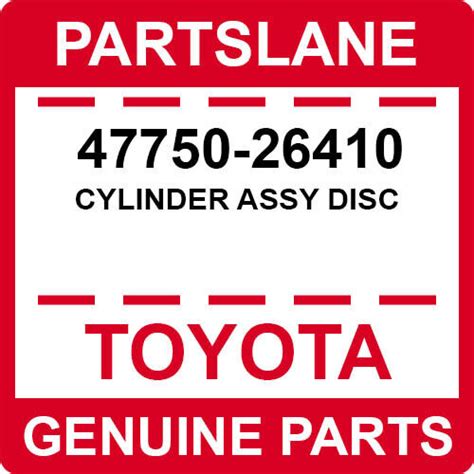 47750 26410 Toyota Oem Genuine Cylinder Assy Disc Ebay