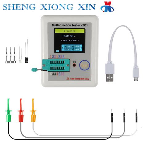 1pcs LCR TC Multi Meter Transistor Tester Plastic Diode Triode Capacitor Resistor Test Meter