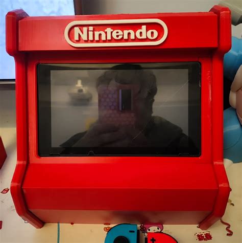 Switch Arcade Stand Optimized Version With Charging Hole Remixed By
