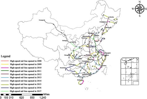 Spatial Distribution Of Opening Of Hsr Lines Download Scientific Diagram
