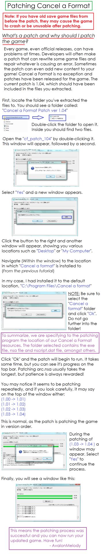 Tutorial Installing Cancel A Format By AvalonMelody On DeviantArt