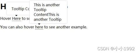 Css实现鼠标hover，出现tip ， Tooltip Data的用法hover Tip Csdn博客