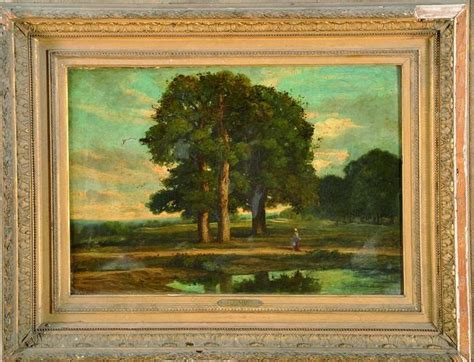 Personnage Au Bord Dun étang By Nicolas Louis Cabat On Artnet