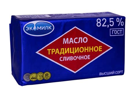Масло Сливочное Традиционное 82,5% 400гр (упаковка 15 шт) оптом купить ...