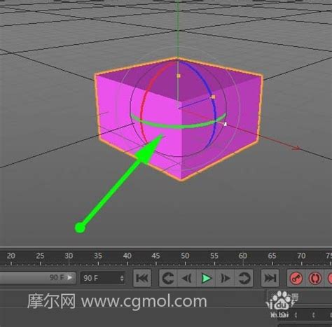 c4d旋转视图中物体的几种方法 CINEMA 4D教程 CG教程 摩尔网CGMOL