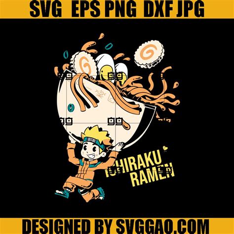 Naruto Ramen Svg Naruto Eating Ramen Svg Ichiraku Ramen Svg Svggao