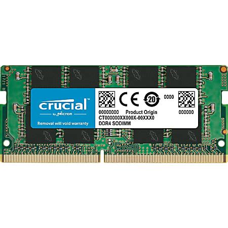 Crucial 8GB DDR4 2400 SODIMM For Notebook 8 GB DDR4 2400 PC4 19200 DDR4 SDRAM 2400 MHz