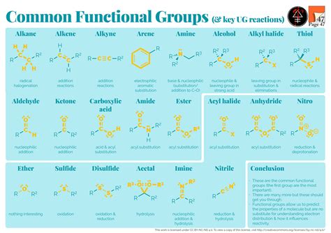 Functional Groups Flow Chart