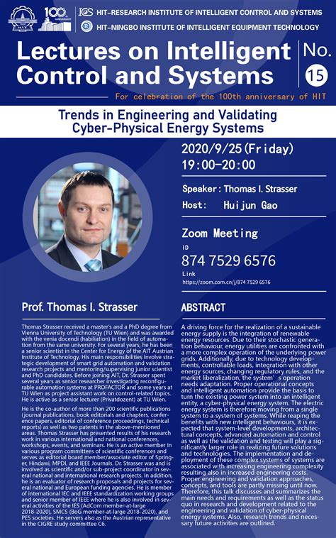Trends In Engineering And Validating Cyber Physical Energy Systems — Austrian Institute Of