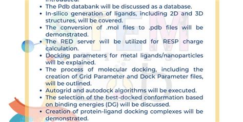 Workshop On Advance Molecular Docking Stemskills Lab