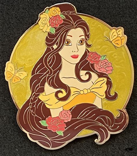 57466 Belle Pink A La Mode Palm Floral Princess Misc Disney