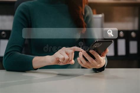 searching browsing internet data information networking concept stock