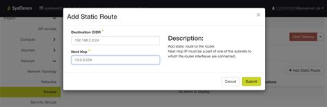 Connect Two Subnets With Each Other Documentation