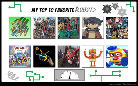 My Top 10 Favorite Robots By Partnert On Deviantart