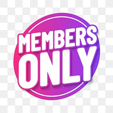 Member Exclusive Event Poster Background Material Member Only Member