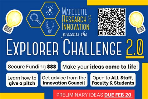 Research And Innovation Launches Explorer Challenge 2 0 Marquette Today