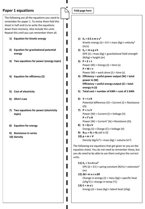 Paper 1 Physics Notes Full Physics Higher Gcse Aqa Thinkswap