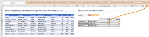 How To Replace Pivot Tables With Dynamic Array Formulas In Excel