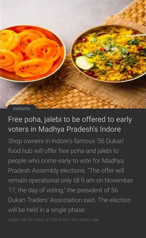 Free Poha Jalebi R Indore