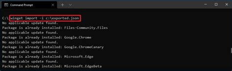 How To Export And Import Apps With Winget On Windows 11 10 Pureinfotech