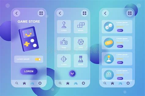Mobile Game Ui Kit Stock Illustrations 1 534 Mobile Game Ui Kit Stock