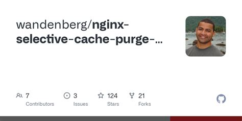 GitHub Wandenberg Nginx Selective Cache Purge Module