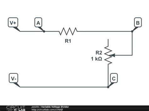 Variable Voltage Divider Circuitlab