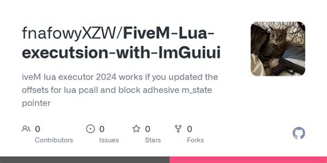 Github Fnafowyxzwfivem Lua Executsion With Imguiui Ivem Lua