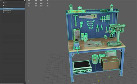 Workbench 3d Model By Sanchiesp