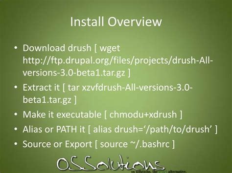 Intro To Drush Ppt Free Download