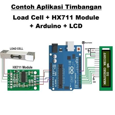 Jual Modul Sensor Berat Hx711 Hx 711 Loadcell Load Cell Amplifier